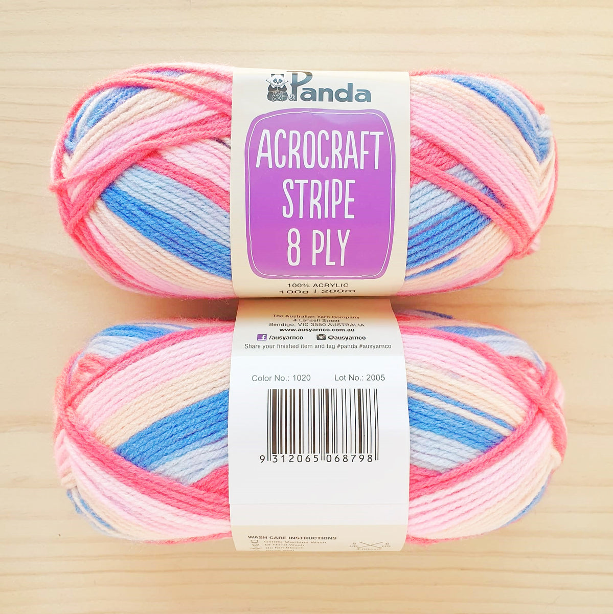 Panda - Acrocraft Stripe – Yarn Magic