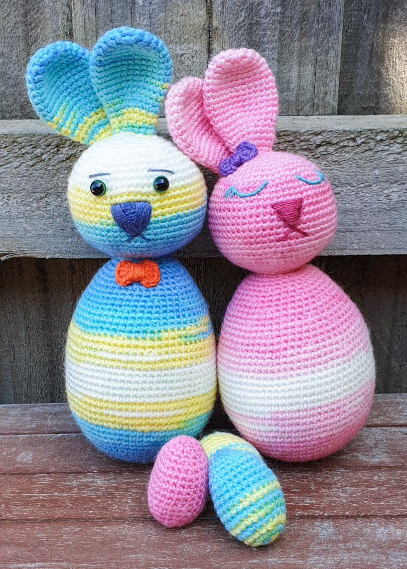 Florentine & Benedict the Easter Egg Bunnies - PDF Download Only – Yarn ...
