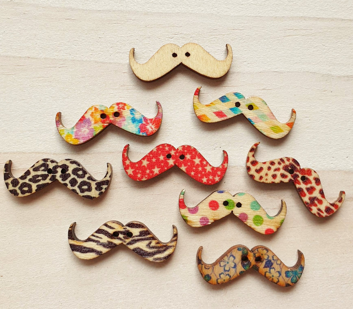 Buttons - Moustaches – Yarn Magic